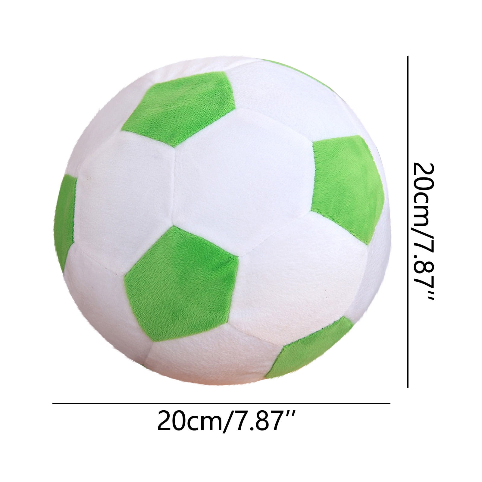 Plush Soccer Ball Stuffed Soccer Ball Plush Pillow, Soft Football Plush ...