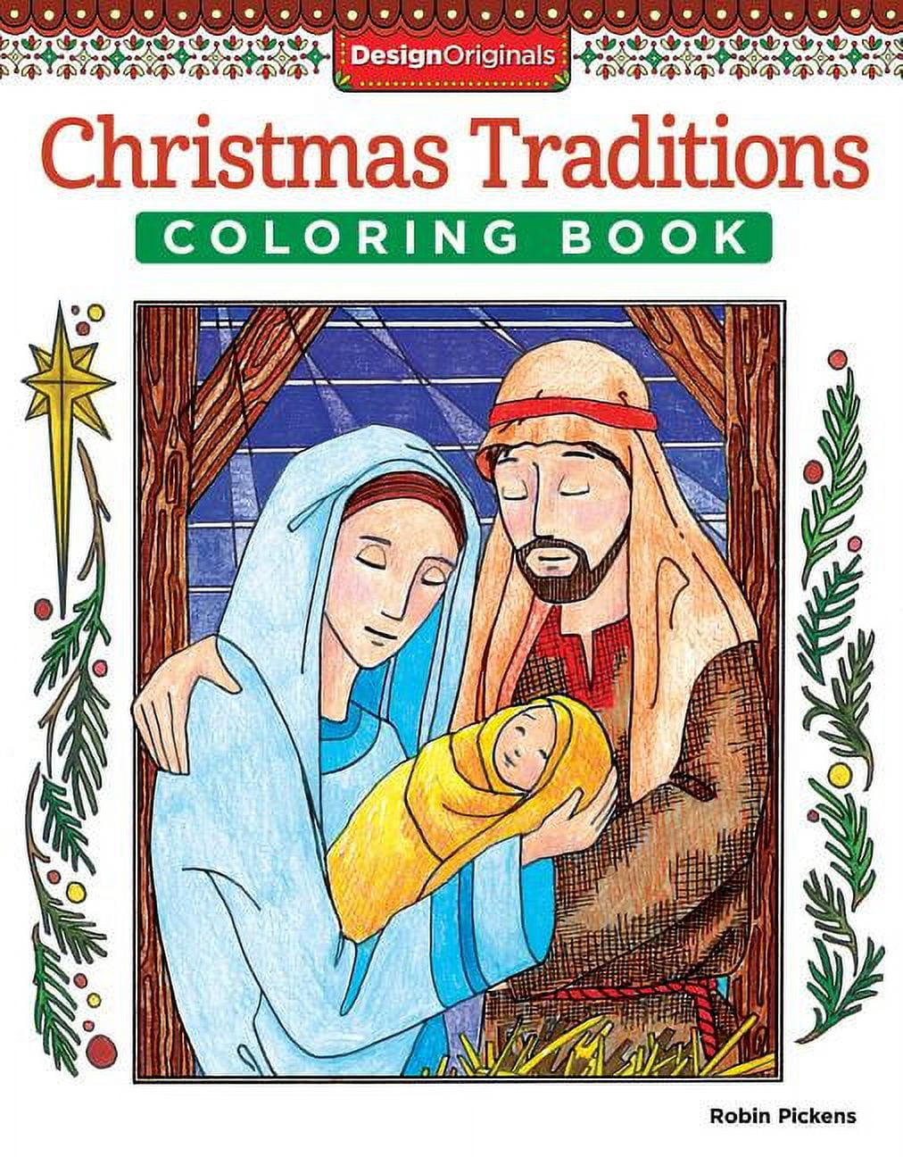 Christmas Traditions Coloring Book, (Paperback) - Walmart.com