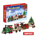 Christmas Train Building Blocks Set for Adults with 806Pieces Mini ...