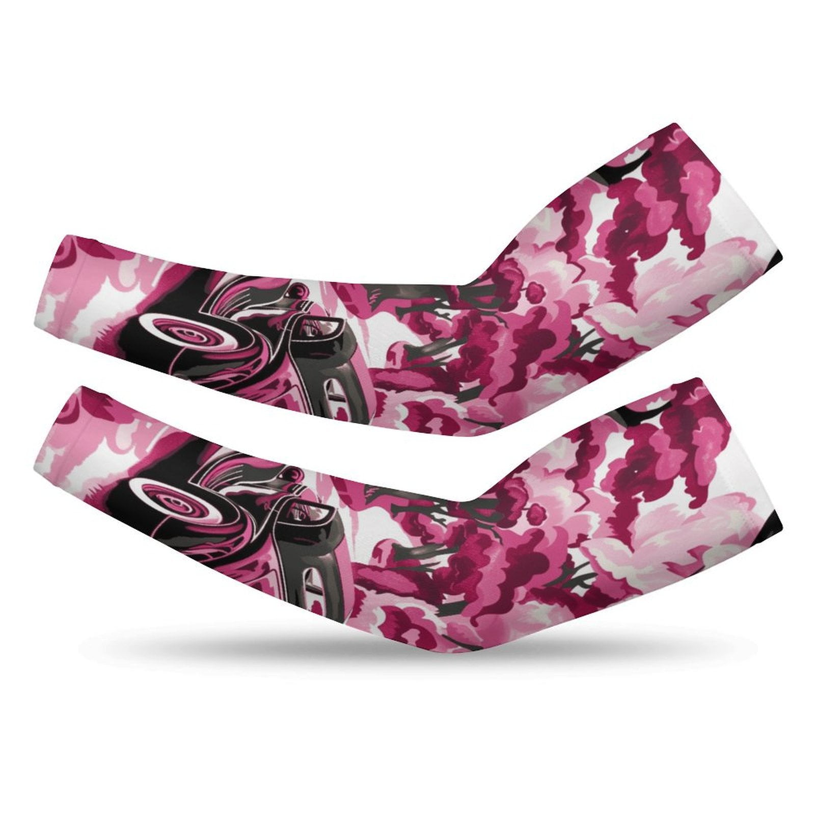 Christmas Train Cedar Tree Cooling Arm Sleeves For Men & Women ...