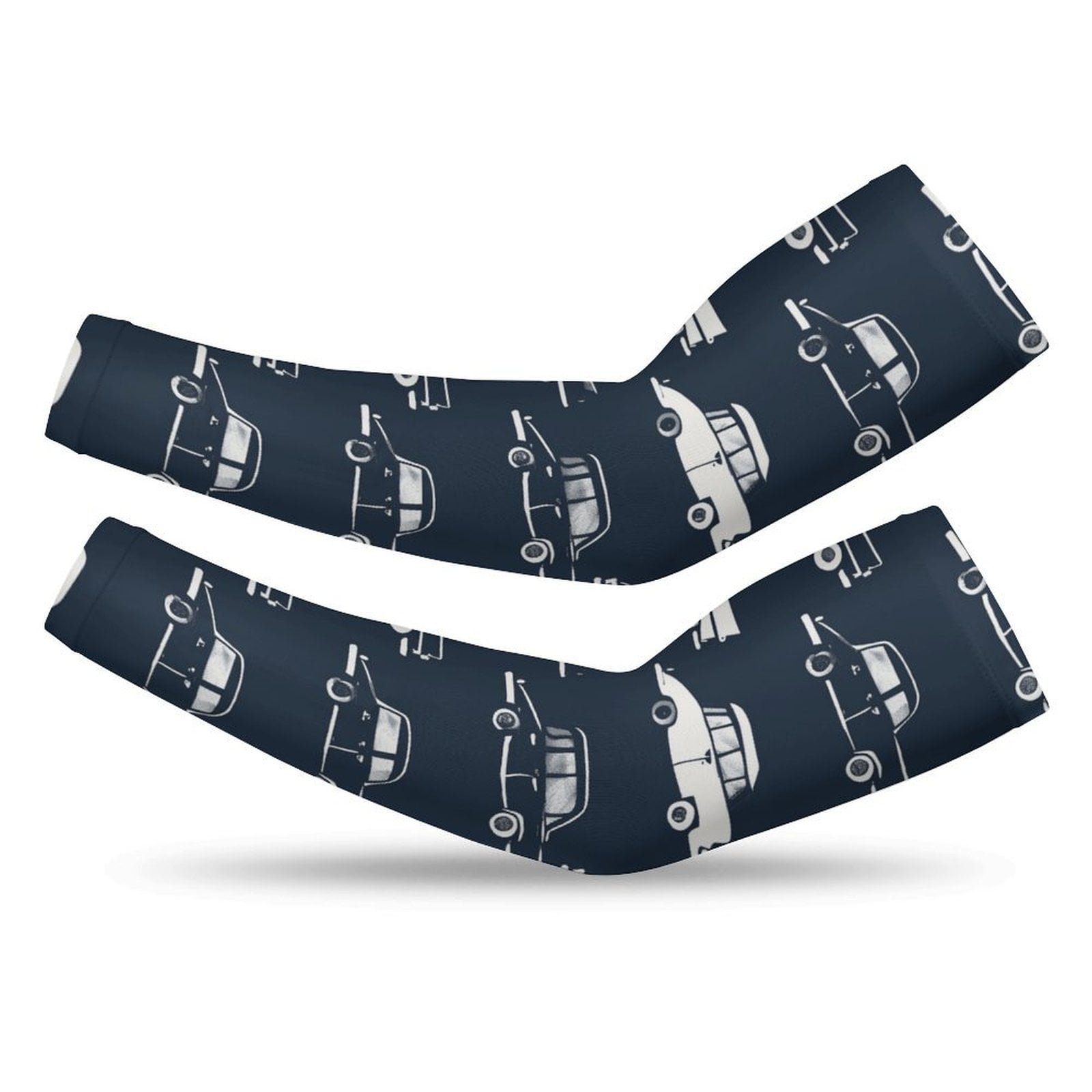 Christmas Train Cedar Tree Cooling Arm Sleeves For Men & Women ...