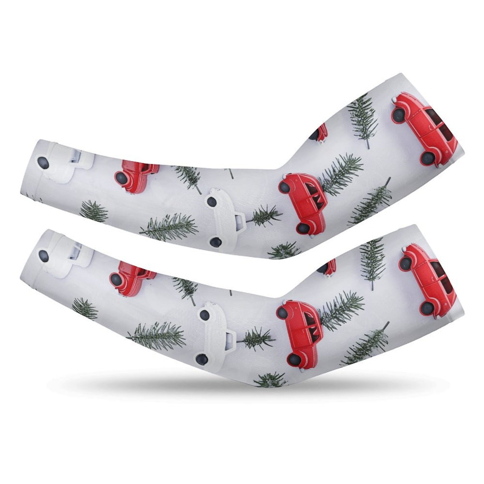 Christmas Train Cedar Tree Gardening Sleeves Farm Sun Protection Arm ...