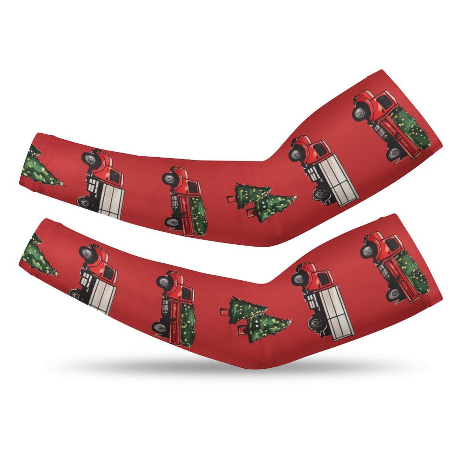 Christmas Train Cedar Tree Gardening Sleeves Farm Sun Protection Arm ...