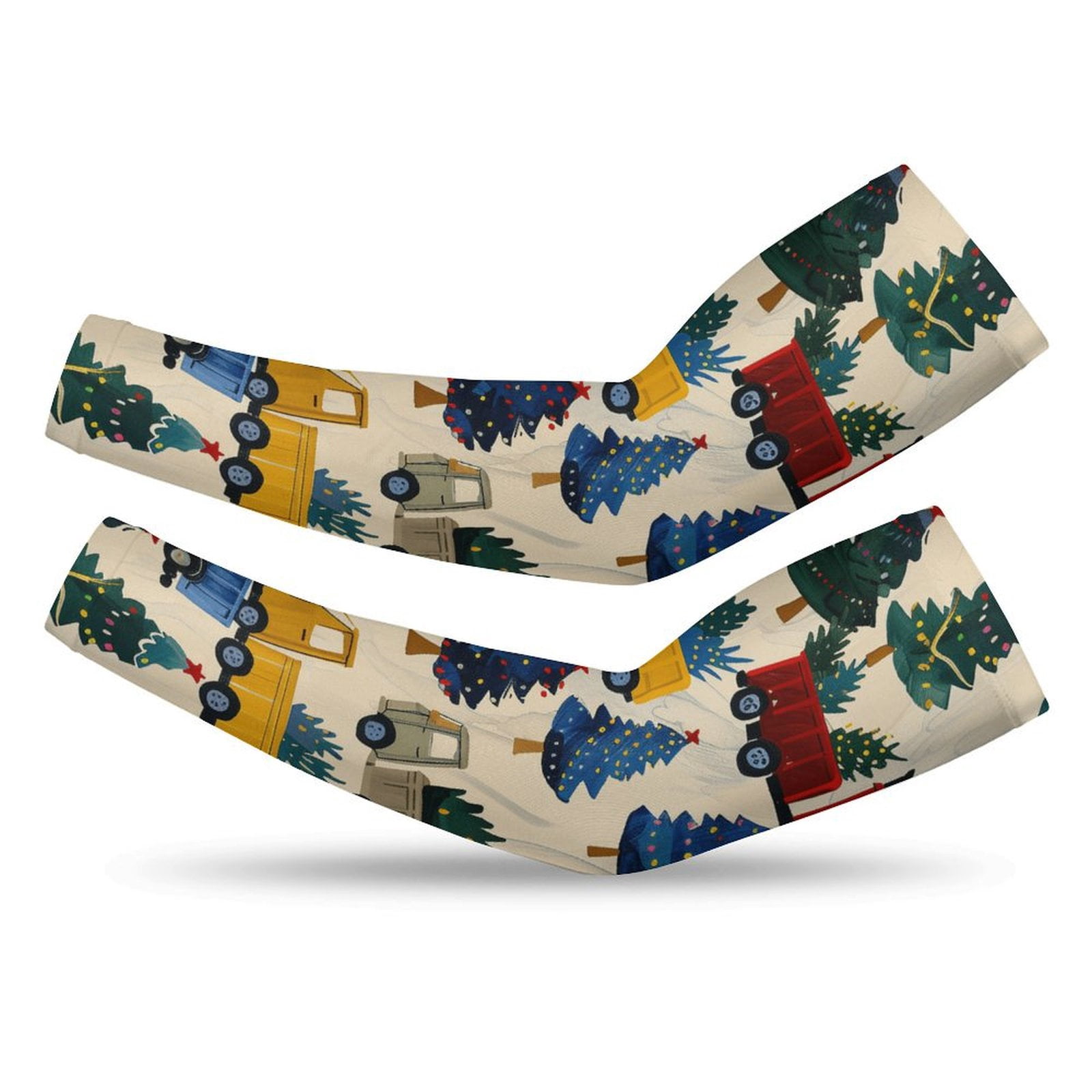 Christmas Train Cedar Tree Gardening Sleeves Farm Sun Protection Arm ...