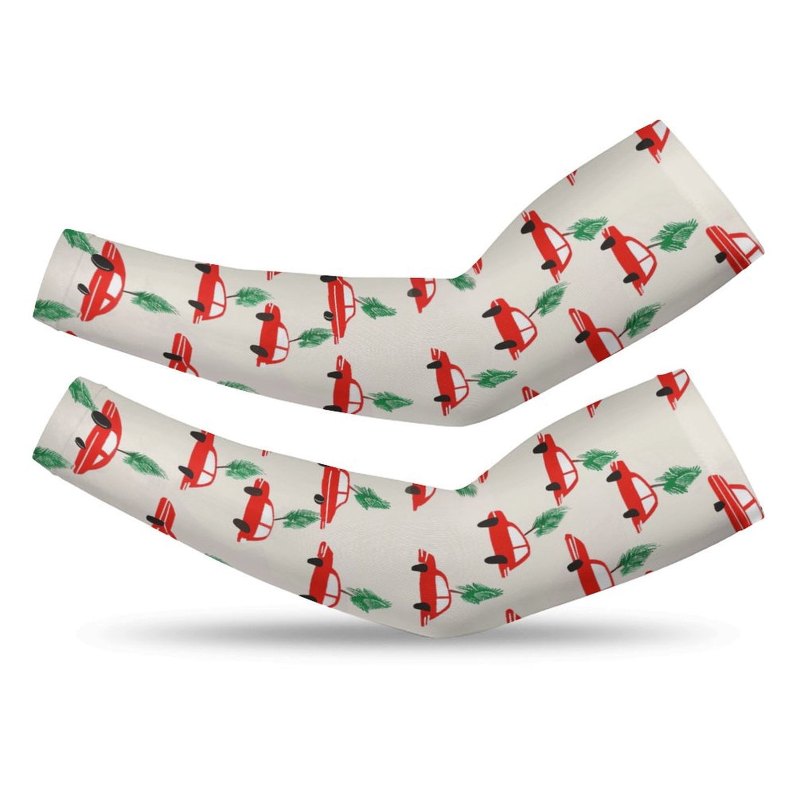 Christmas Train Cedar Tree Gardening Sleeves Farm Sun Protection Arm ...