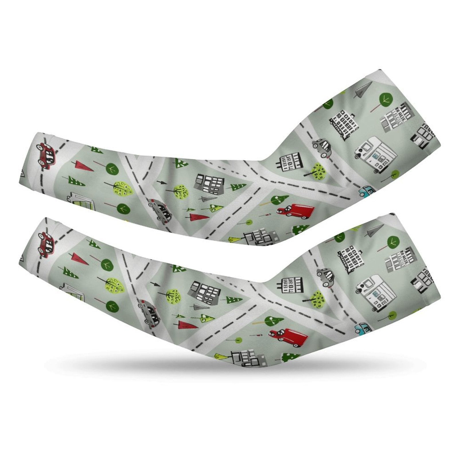 Christmas Train Cedar Tree Gardening Sleeves Farm Sun Protection Arm ...