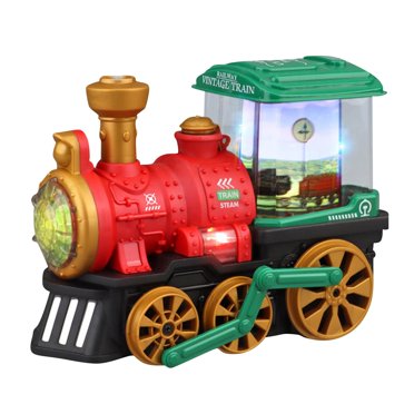 OROLIVING Train Set for Kids 2-8, Electric Tracks with Steam Smoke ...