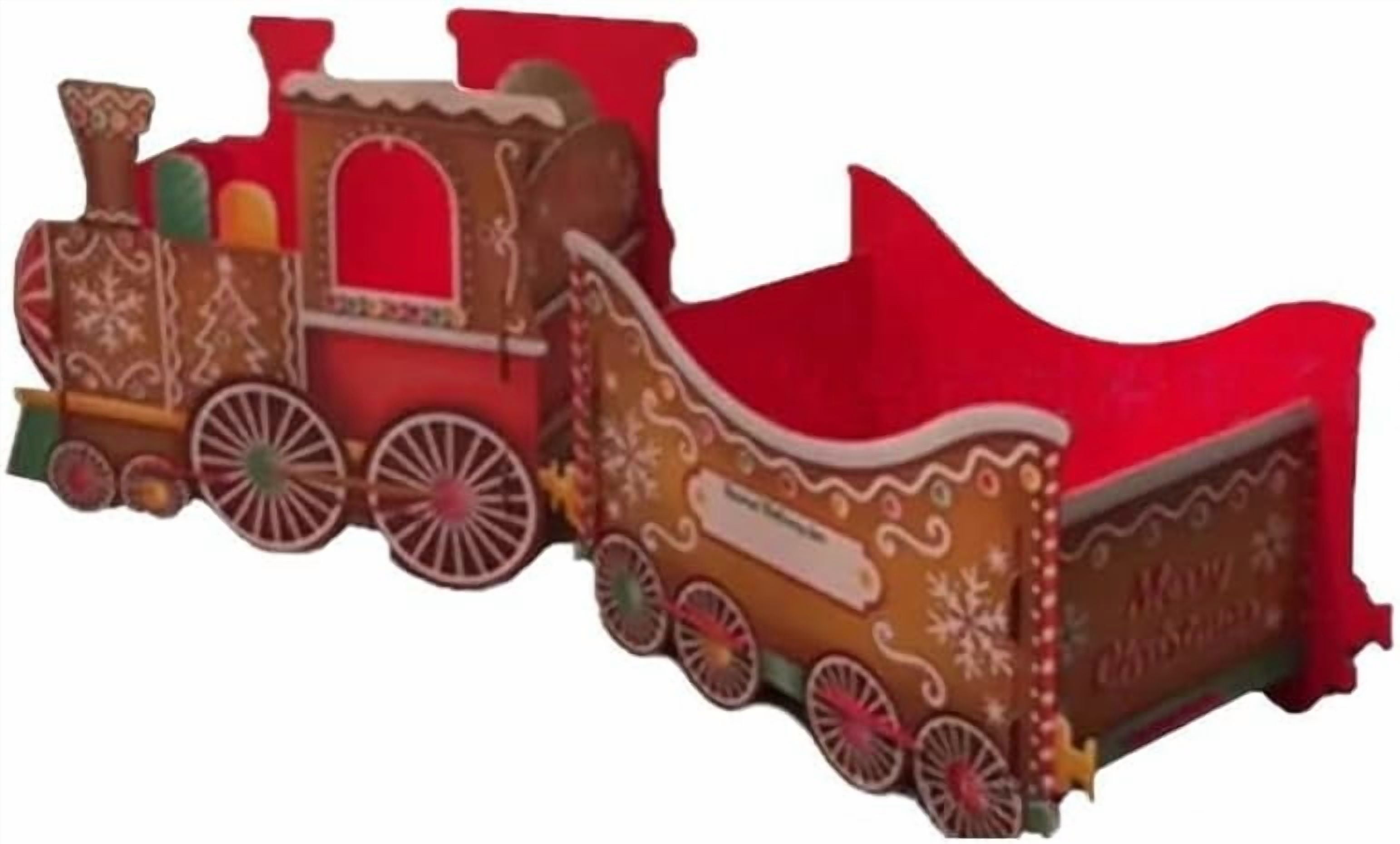 Christmas Train Gifts Box Set with Compartments for Presents Toys and ...