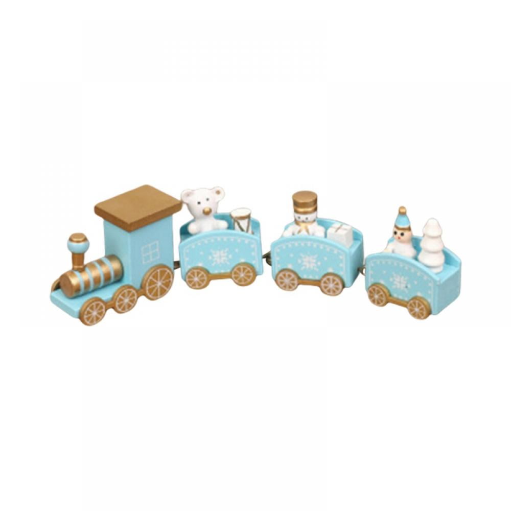 Christmas Train Set Around Tree for Kids, Railway Train Set 4- Section ...