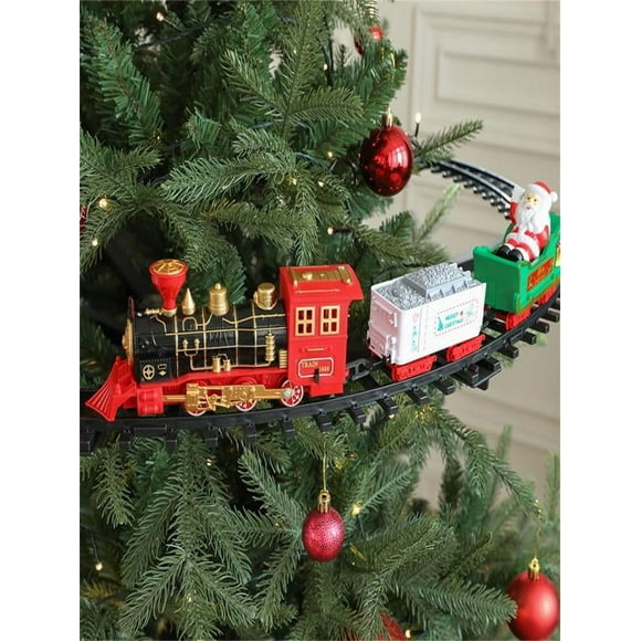 Train Track That Goes Around Christmas Tree