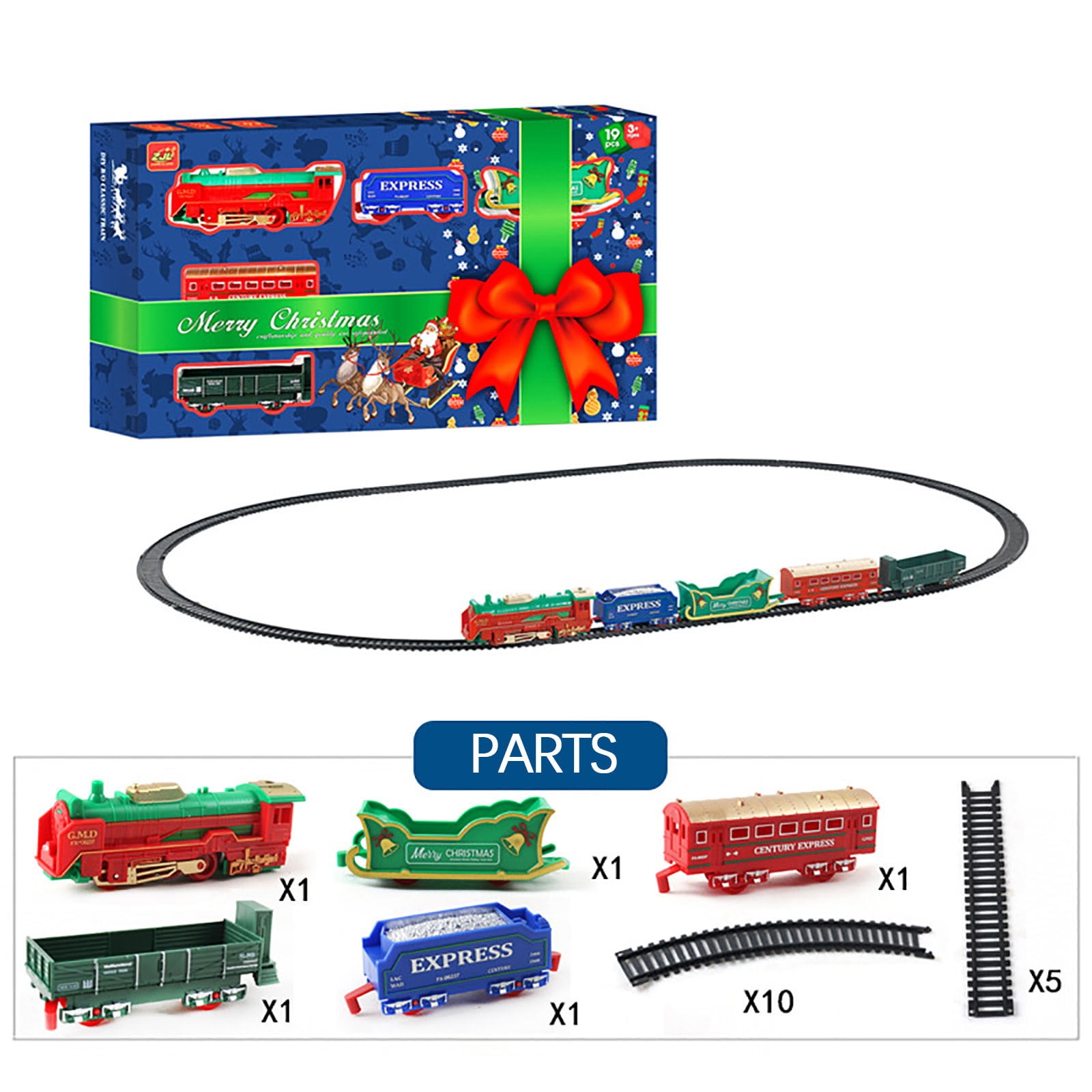 Christmas Train Set for Under the Tree - Christmas Tree Train Set ...