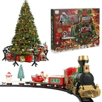 Christmas Train Set for Under The Tree with Real Smoke, Lights and ...