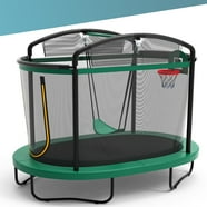 LEAPS & REBOUNDS 40" Mini Fitness Trampoline & Rebounder for Adults ...
