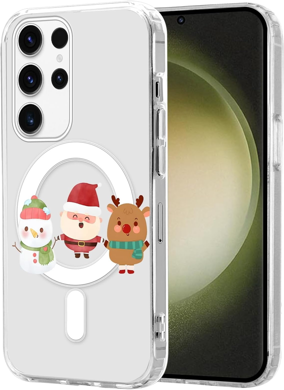 Christmas Transparent Magnetic Case for Samsung Galaxy A55 5G 6.5 ...