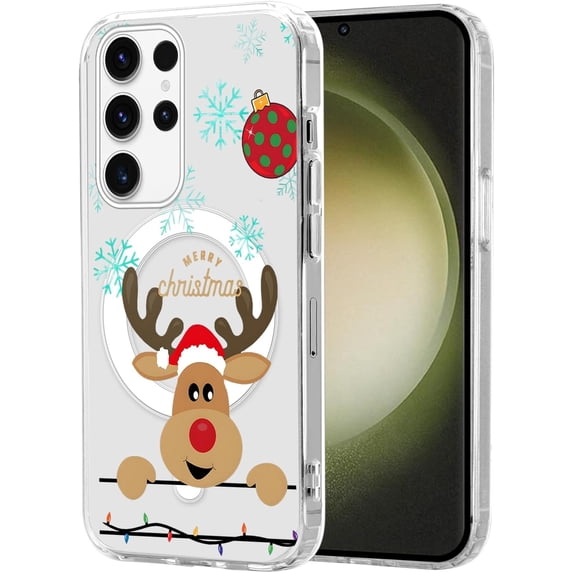 Christmas Transparent Magnetic Case for Samsung Galaxy S21 Ultra 5G 6.8 ...