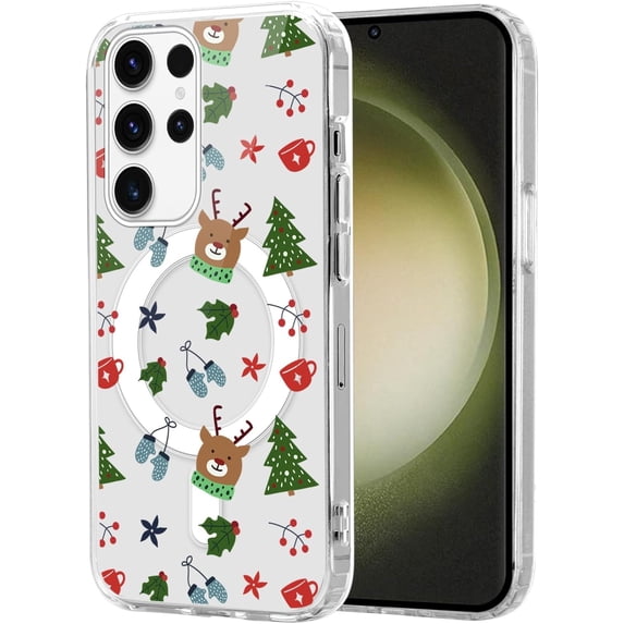 Christmas Transparent Magnetic Case for Samsung Galaxy S21 Ultra 5G 6.8 ...