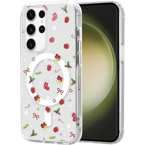 Christmas Transparent Magnetic Case for Samsung Galaxy S23+ 5G 6.6 ...