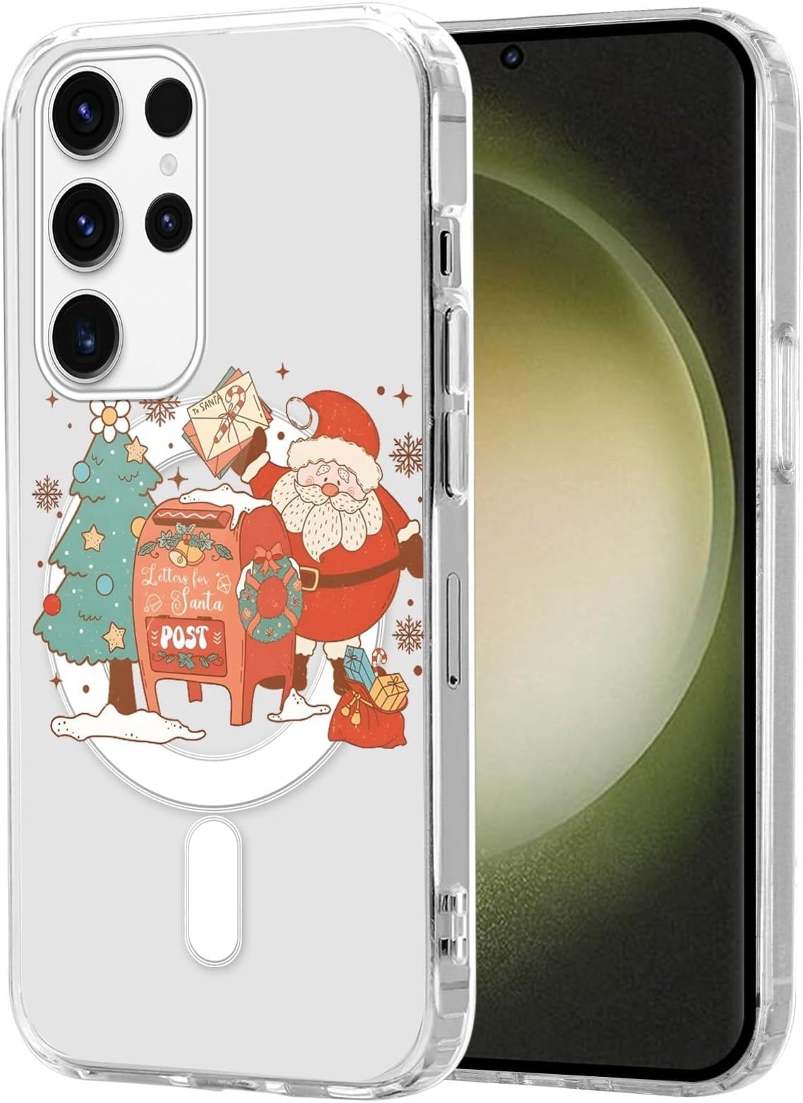 Christmas Transparent Magnetic Case for Samsung Galaxy S23 Ultra 5G 6.8 ...