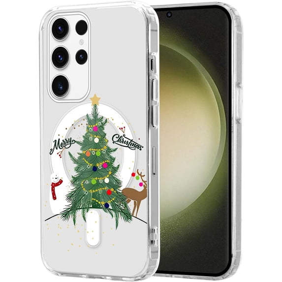 Christmas Transparent Magnetic Case for Samsung Galaxy S24 Ultra 5G 6.8 ...