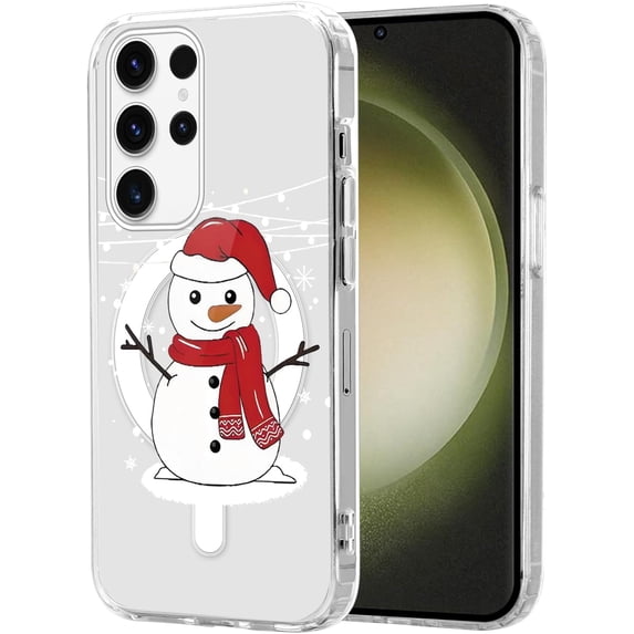 Christmas Transparent Magnetic Case for Samsung Galaxy S25 5G 6.2 ...
