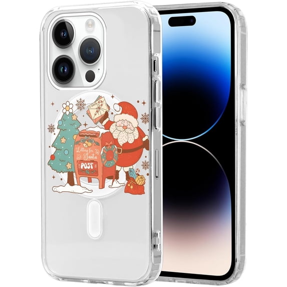 Christmas Transparent Magnetic Case for iPhone 8/SE 2022/7/SE 2020 4.7 ...