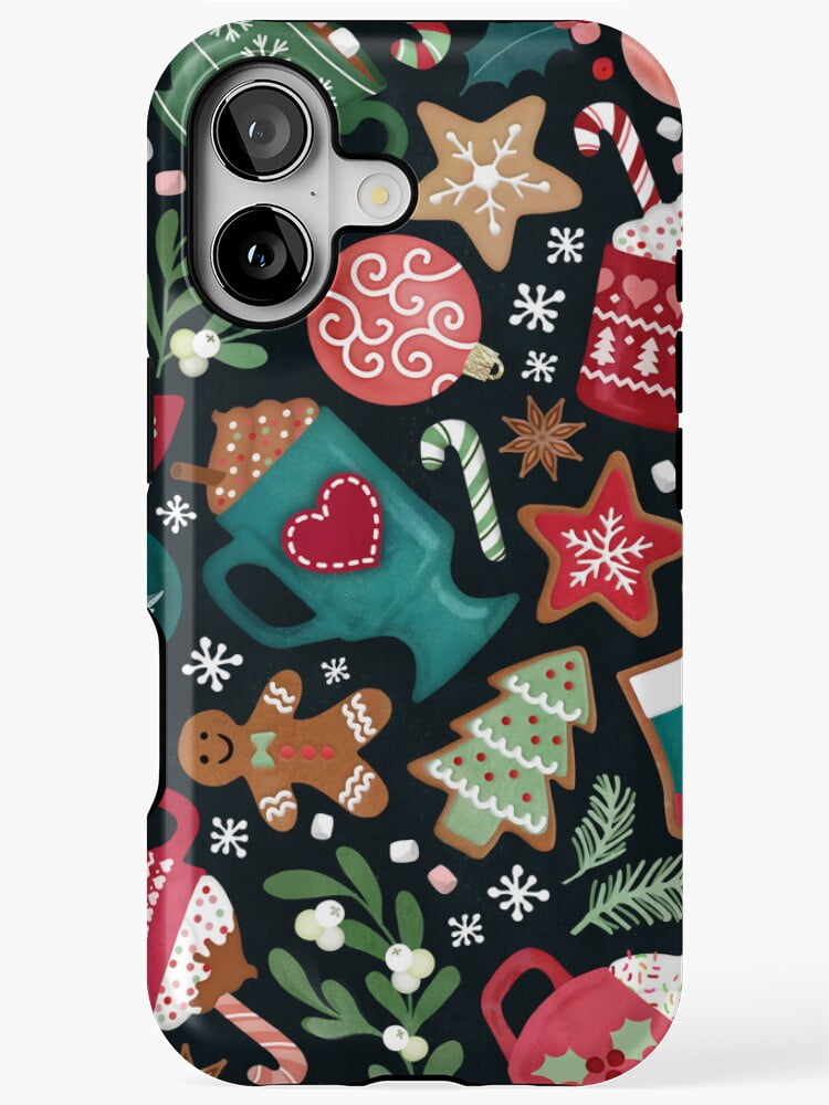 Christmas Treats Toss Holiday Dessert Pattern For iPhone 11-17 Pro Max ...