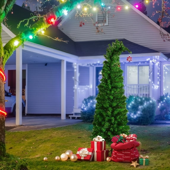 Christmas Tree 7ft,The Crooked Tree，Artificial Christmas Tree, Fake ...