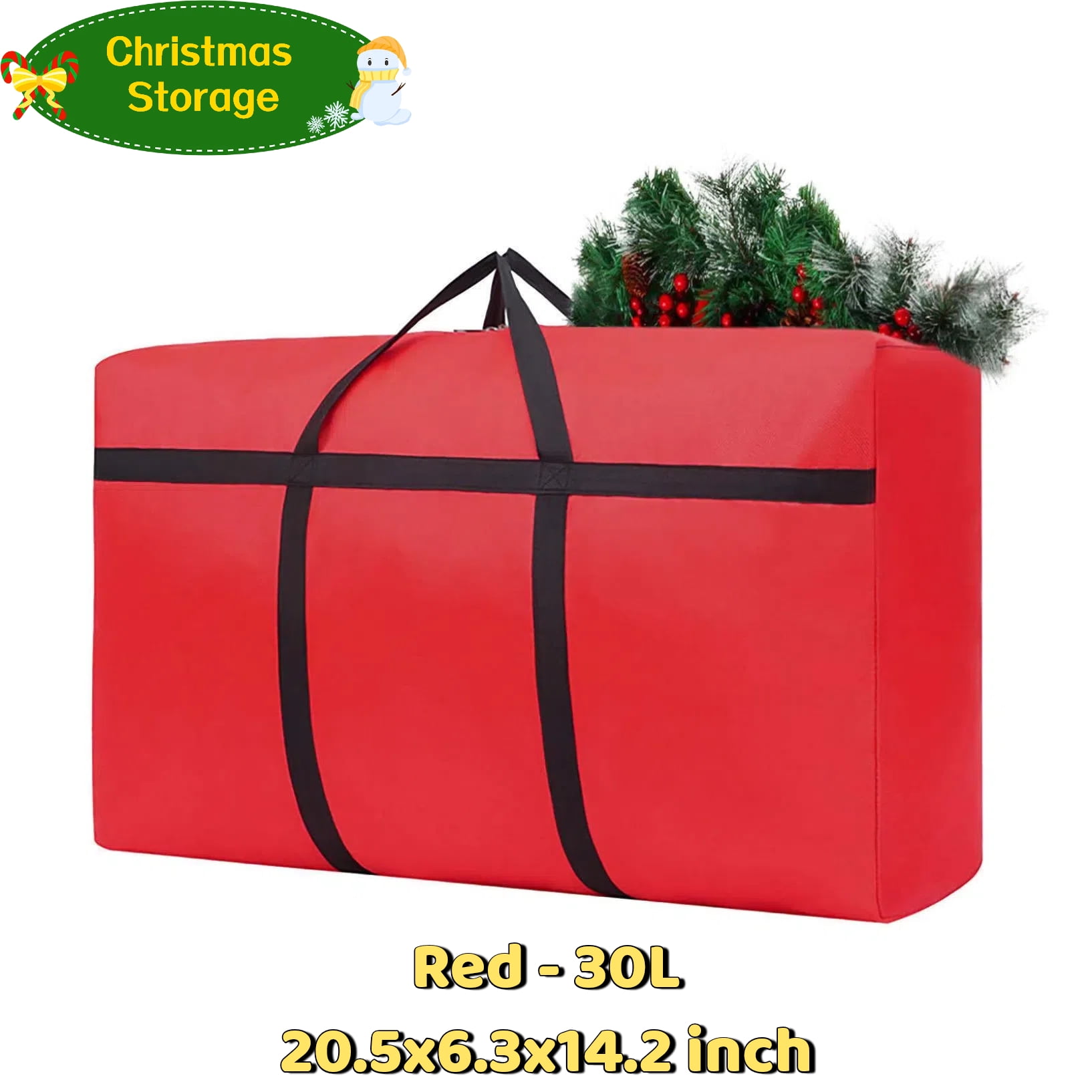 Christmas Tree Bag - Christmas Tree Storage Bag - 30L Extra Large ...