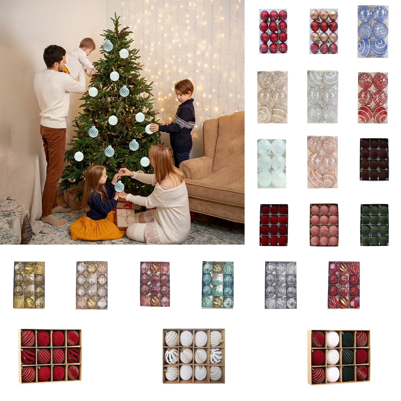 Christmas Tree Balls, Christmas Tree Ornaments, of Hanging Balls for ...