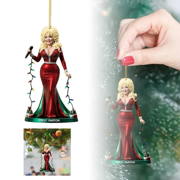 Christmas Tree Birth Acrylic 2D Pendant Ornament, Tree Shape Doll ...