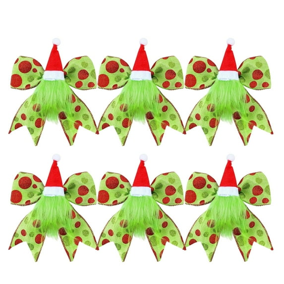 Christmas Tree Bows Decorations - Red and Green Christmas Tree ...