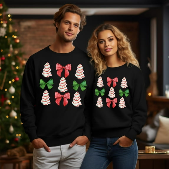 Christmas Tree Cake Coquette T-Shirt, Christmas Cake Shirt, Tis The ...