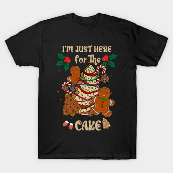 Christmas Tree Cake Funny Holiday Sweet Treat Graphic, H6426 Unisex T ...