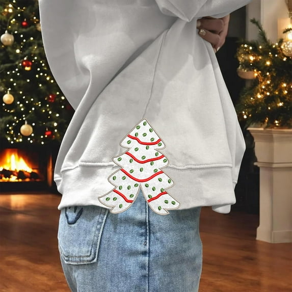 Christmas Tree Cake Side Bow Sparkle Coquette Side Bow Design ...