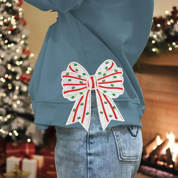 Christmas Tree Cake Side Sweaters Embroidery Design, Christmas Machine ...