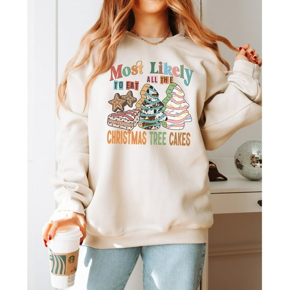 Christmas Tree Cakes T-Shirt, Funny Christmas T-Shirt, Holiday Apparel ...