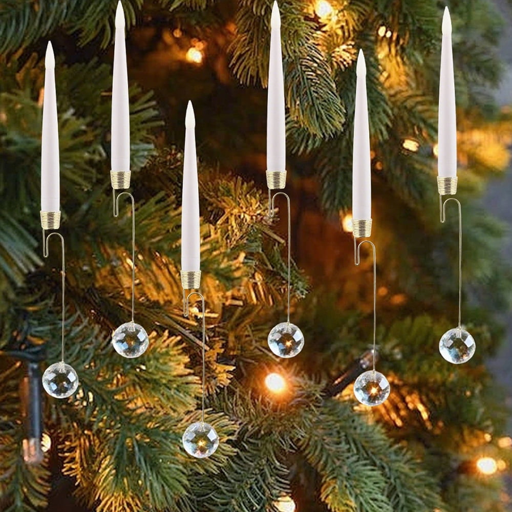 Christmas Tree Candles with Remote, 12 Pack Battery Operated Christmas ...