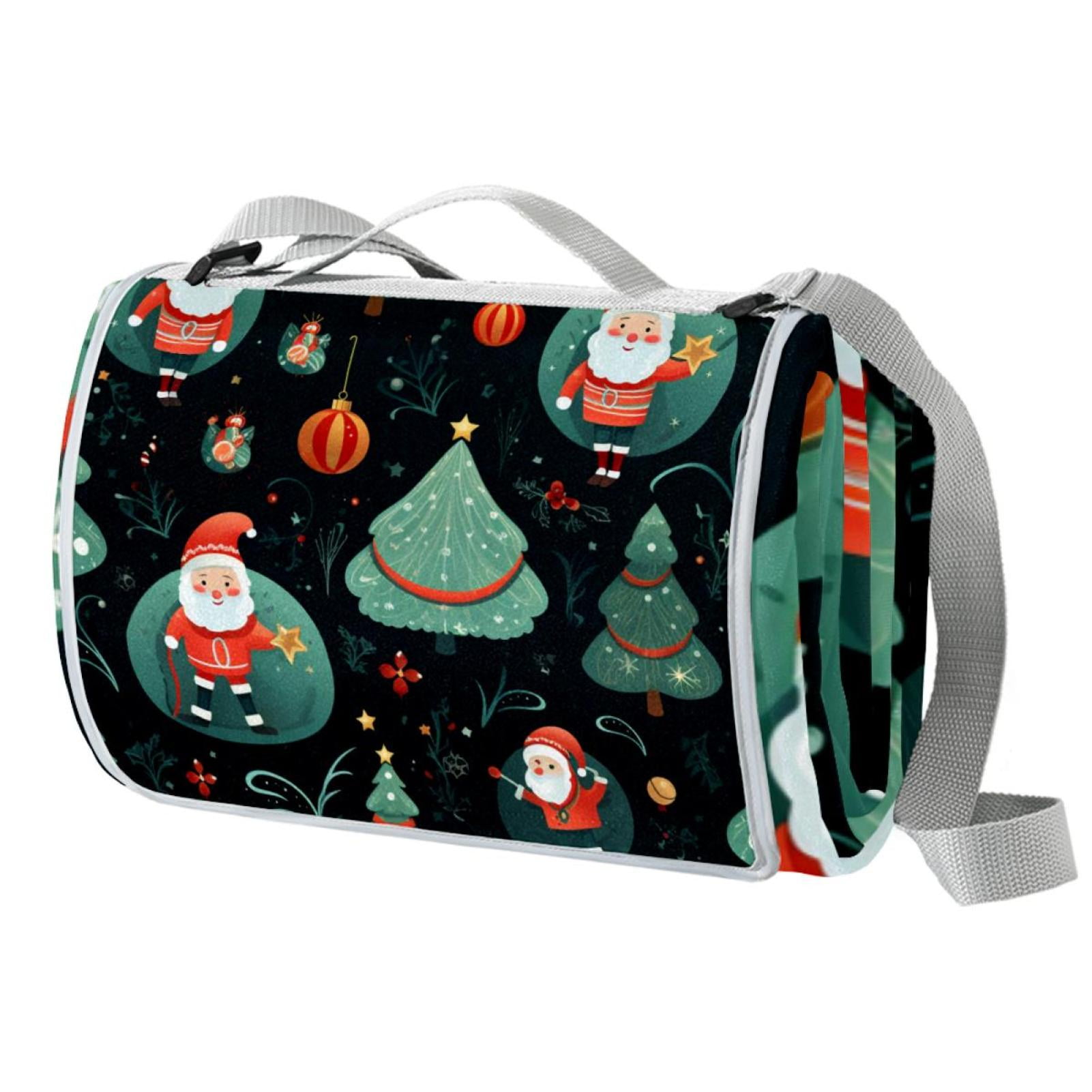 Christmas Tree Canvas Picnic Mat for Outdoor Activities and Beach Trips ...