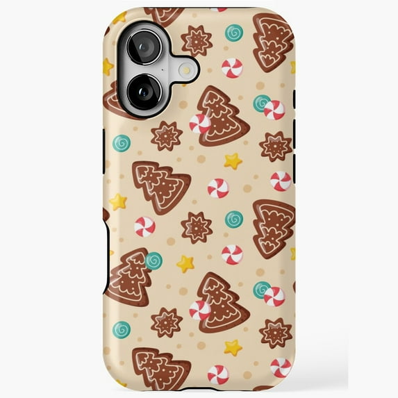 Christmas Tree Chocolate Cookies Festive Pattern Art Phone Case for ...