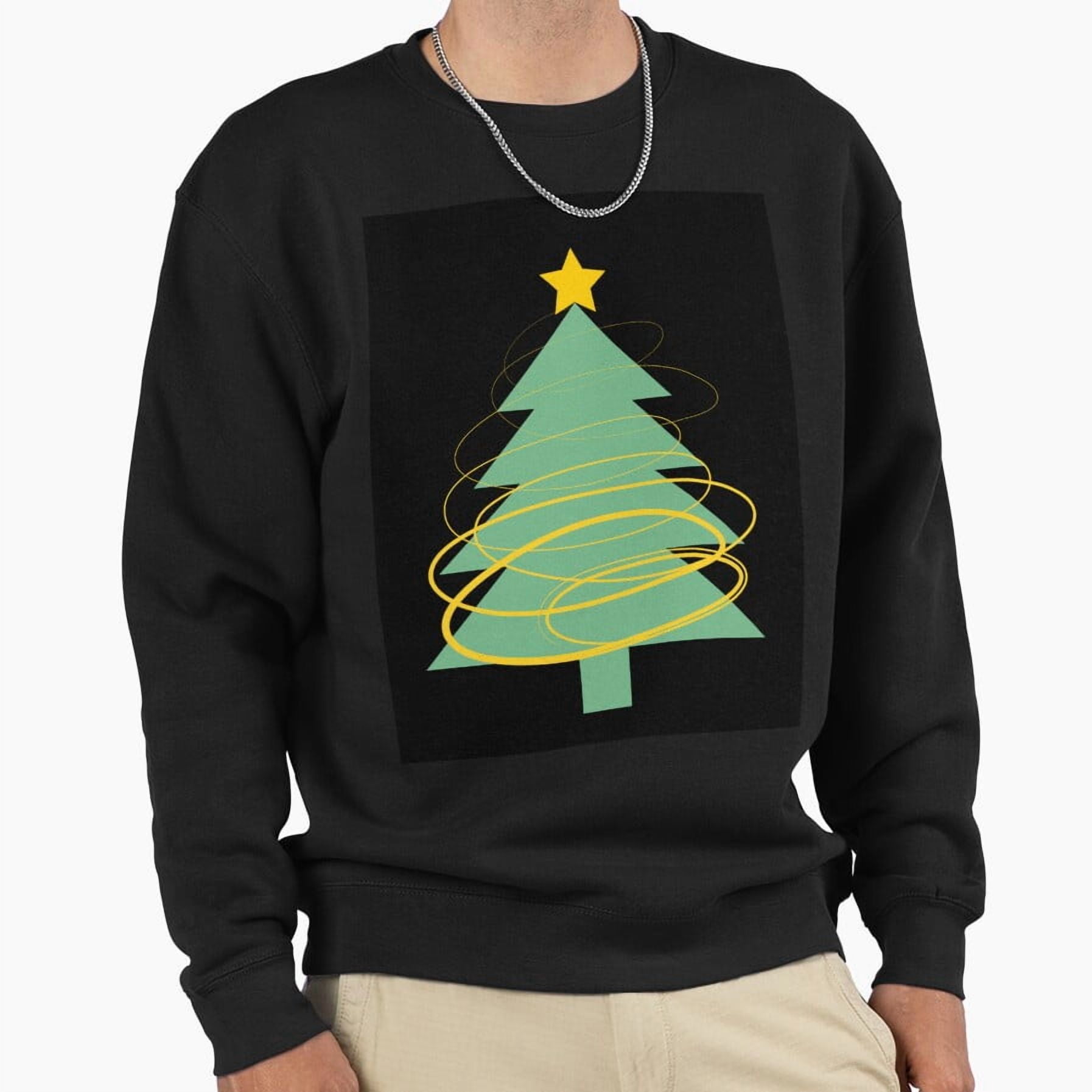 Christmas Tree Classic Holiday Festive Retro Graphic Aesthetic Art ...