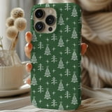 Christmas Tree Collage Green Holiday Vibe Phone Case 17 16 15 14 13 12 ...