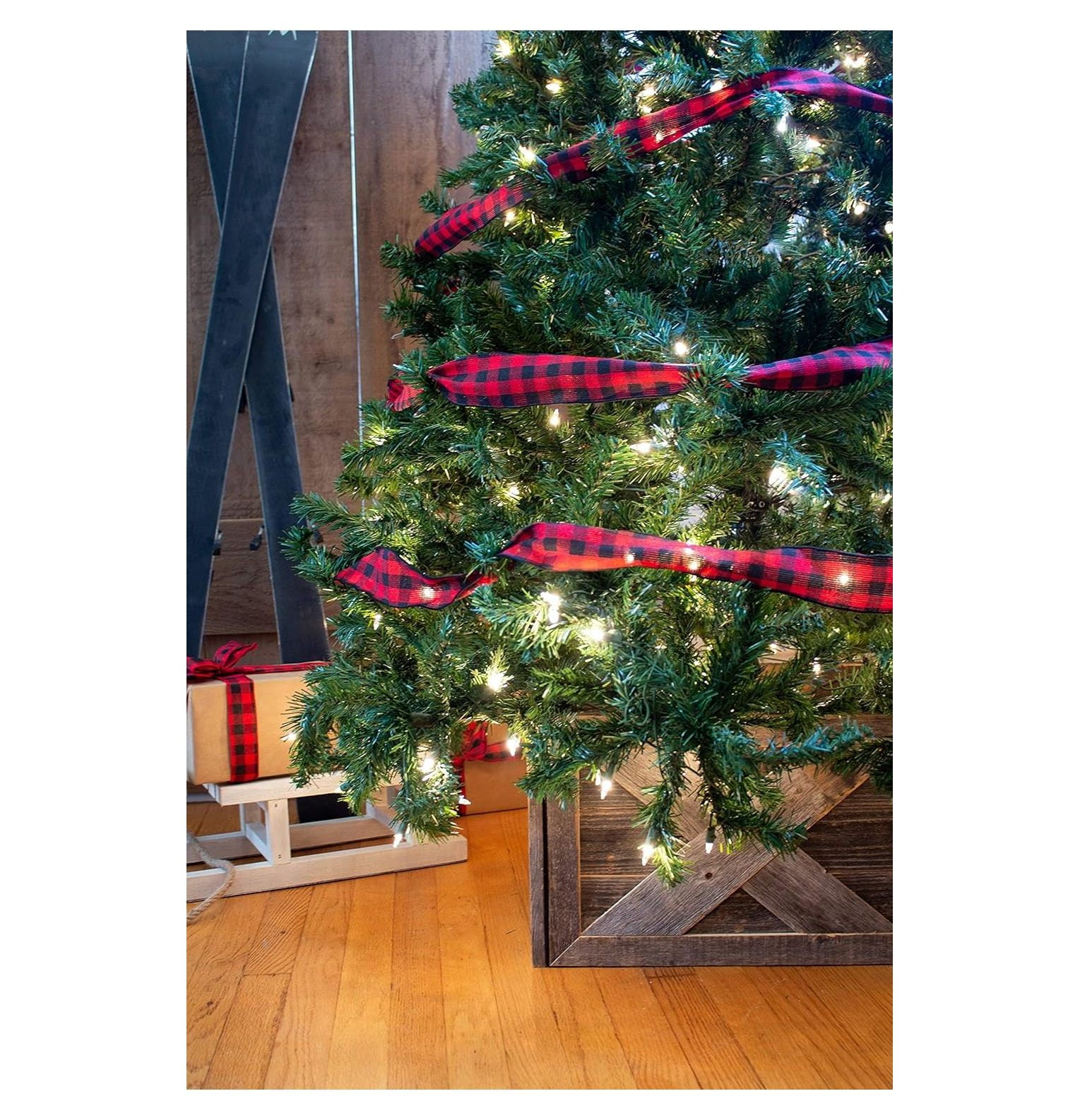Christmas Tree Collar or Box Made of Reclaimed Wood – Rustic Tree Skirt ...