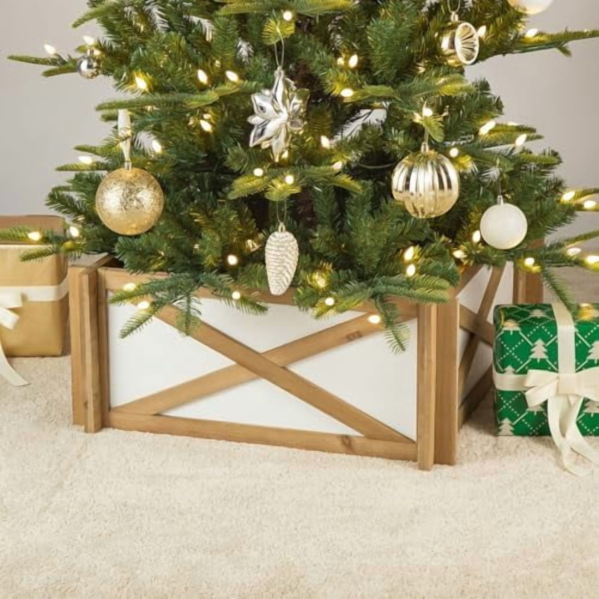 Christmas Tree Collar, Tree Collars for Artificial Trees, 24.5" L ...