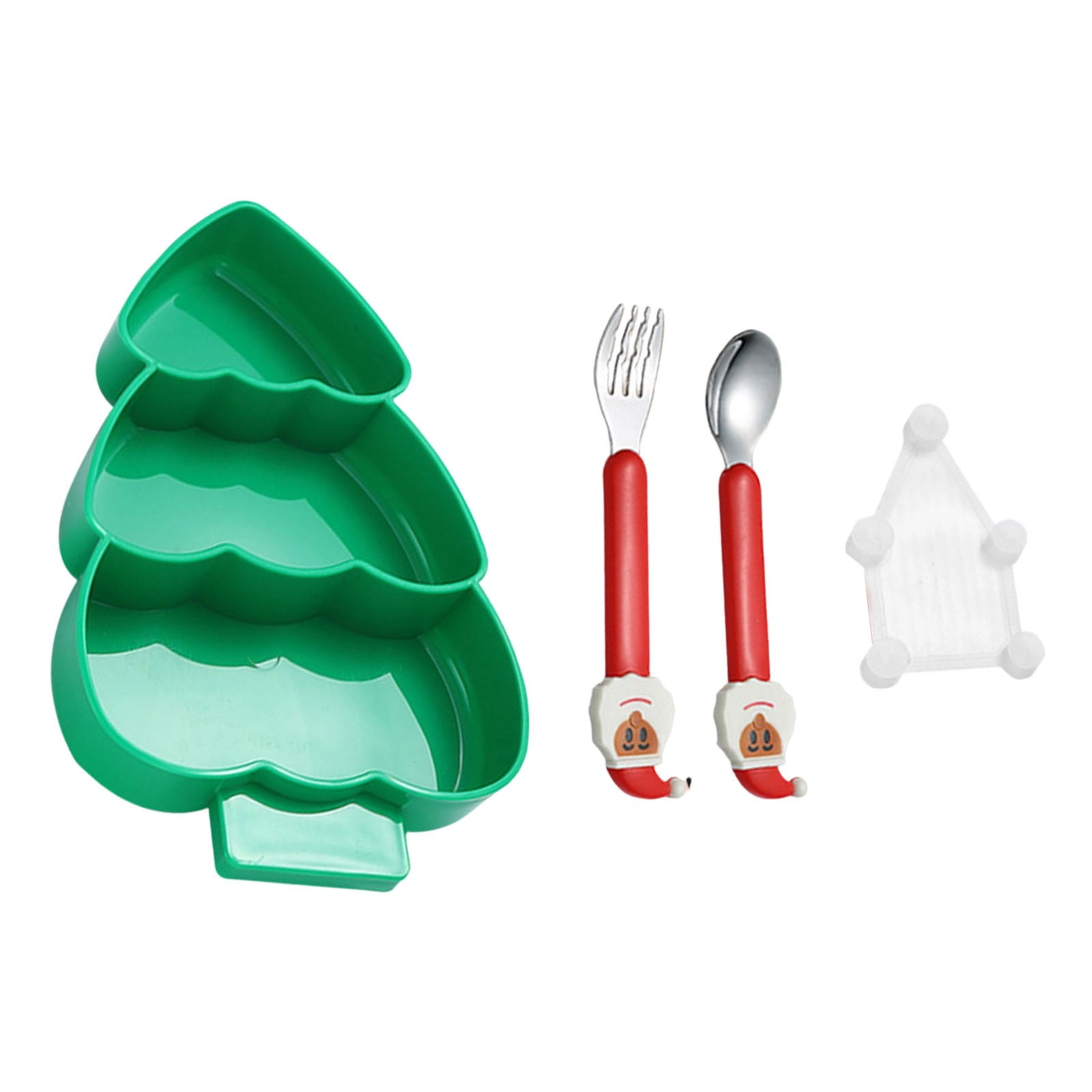 Christmas Tree Cutlery Set Festive Themed Dinnerware for Holiday ...