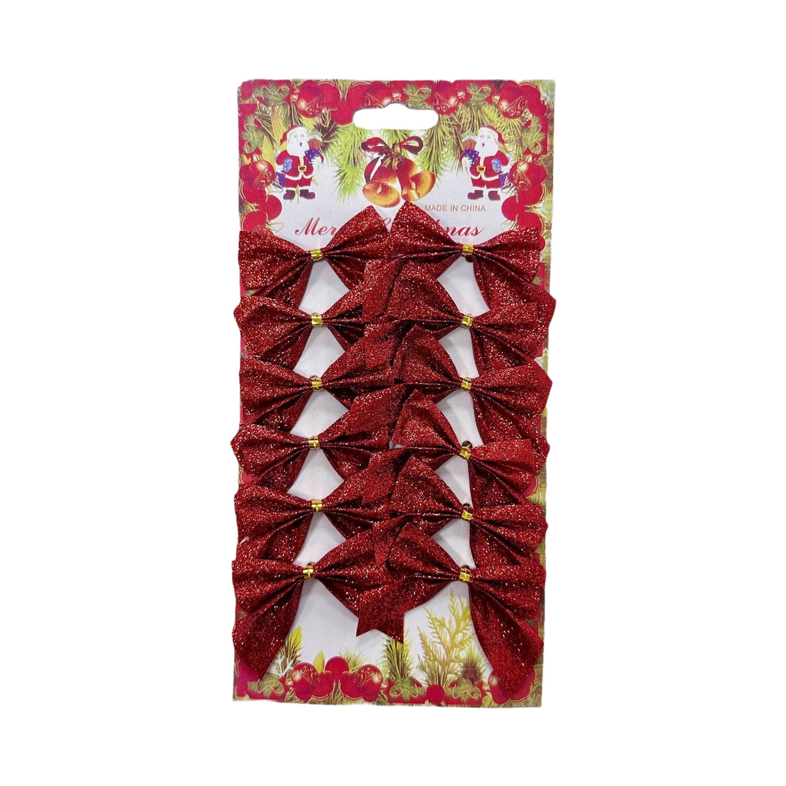 Christmas Tree Decoration, Holiday Party Decorations, Pre-Tied Mini ...