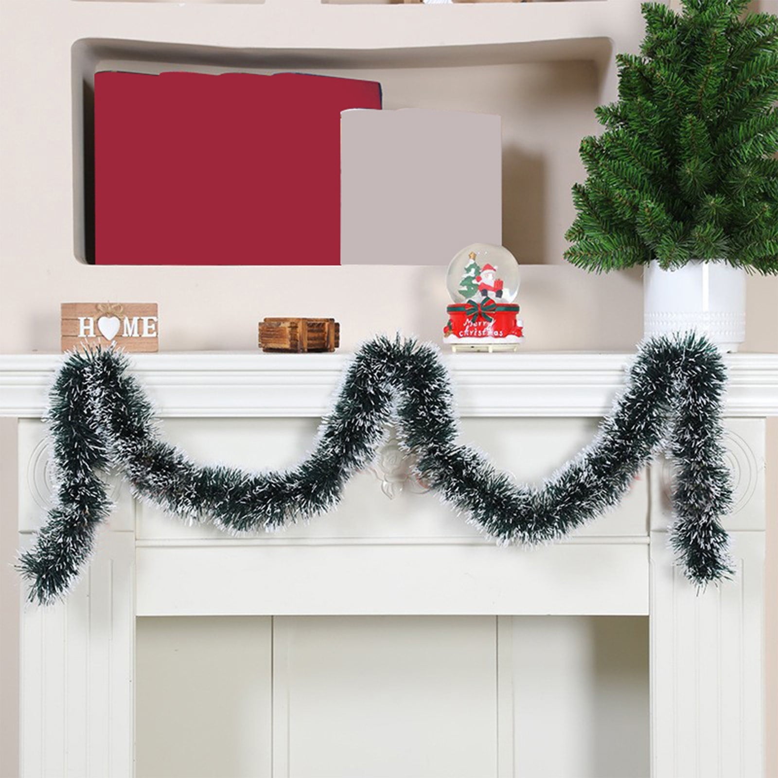 Christmas Tree Decorations 1.8M Holiday Scene Decor with Bells Bows ...