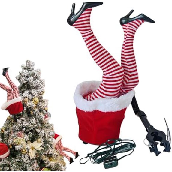 Decorations Animatronics Elfs Legs, High Heels Elfs Legs Ornaments ...