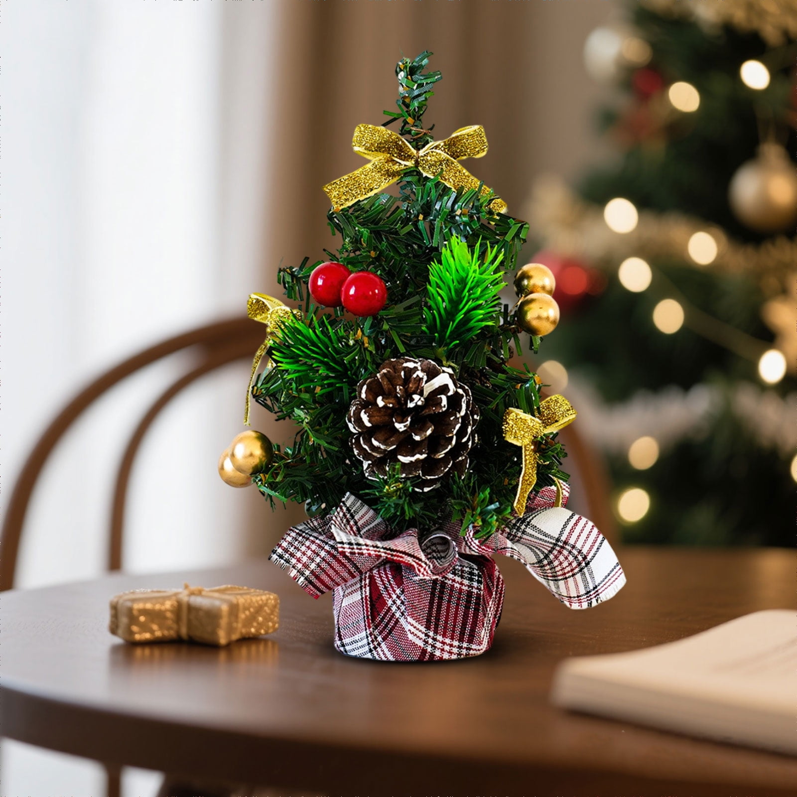 Christmas Tree Decorations Artificial Christmas Tree 20CM Bottom ...