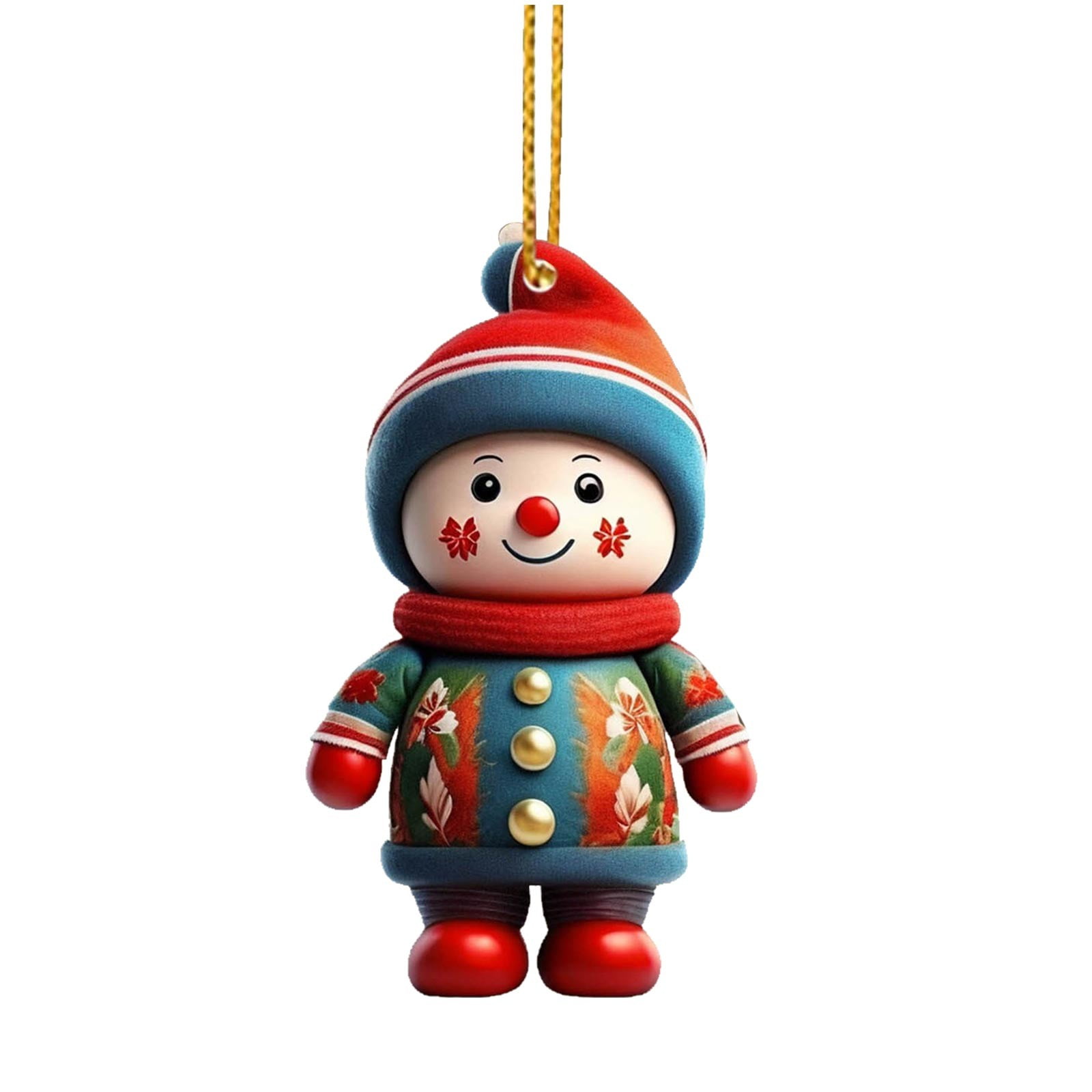 Christmas Tree Decorations Christmas Snowman Hanging Home Tree Pendant ...