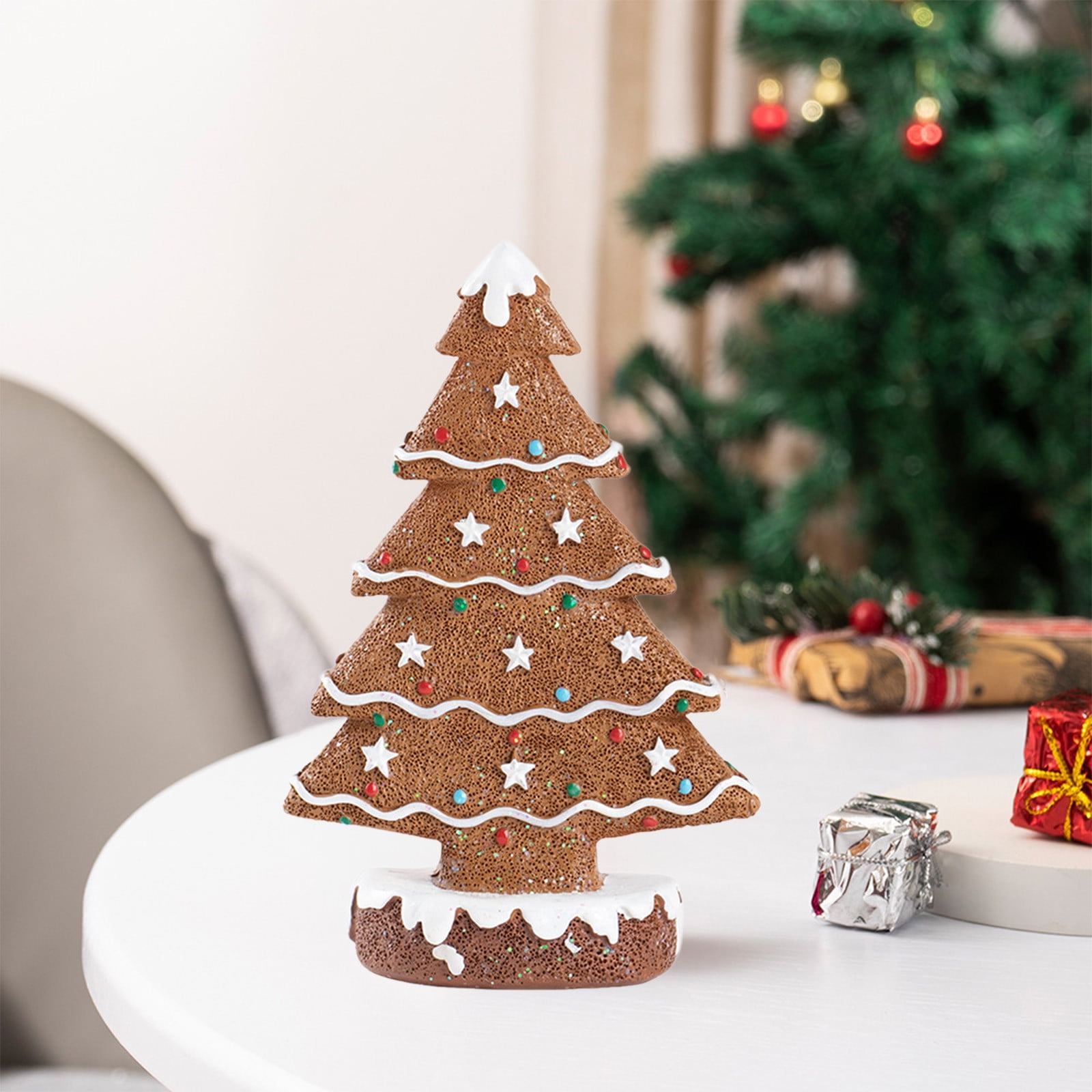 Christmas Tree Decorations, Desktop Christmas Ornaments, Resin Holiday ...